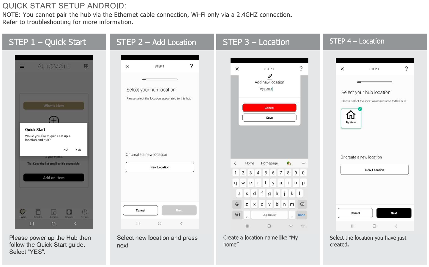 Pairing A Pulse 2 Hub [Android]